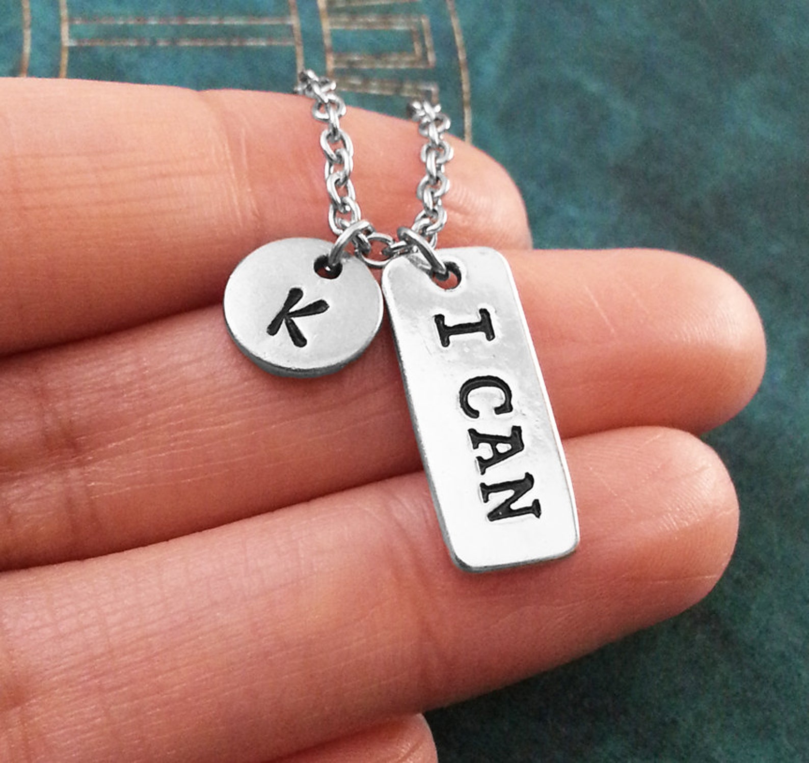 I Can Keychain SMALL I Can Keyring Fitness Keychain Weight - Etsy