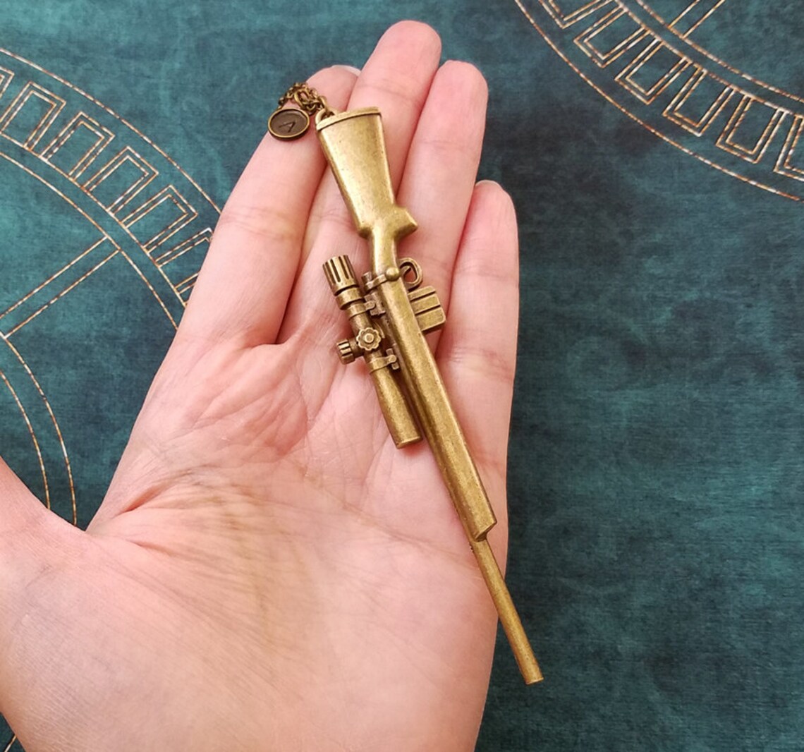 Sniper Rifle Keychain VERY LARGE Rifle Keyring Gun Keychain - Etsy