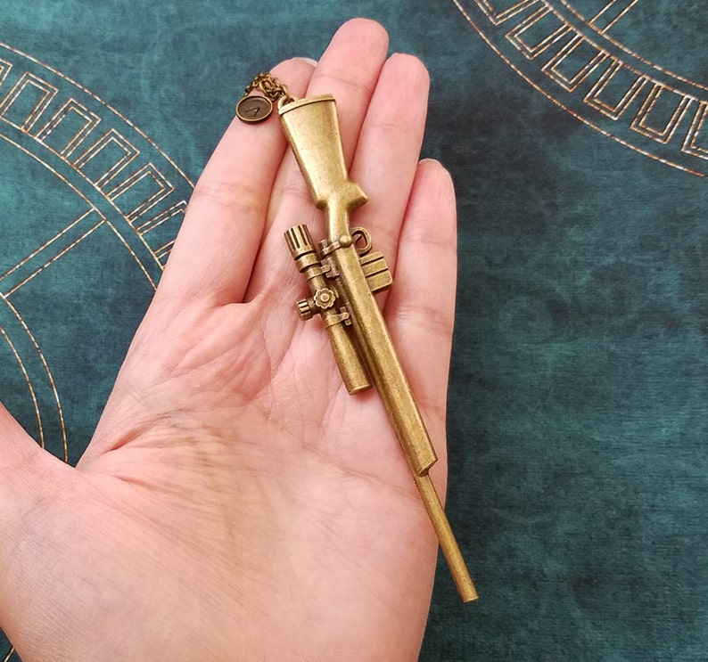 Sniper Rifle Keychain VERY LARGE Rifle Keyring Gun Keychain - Etsy
