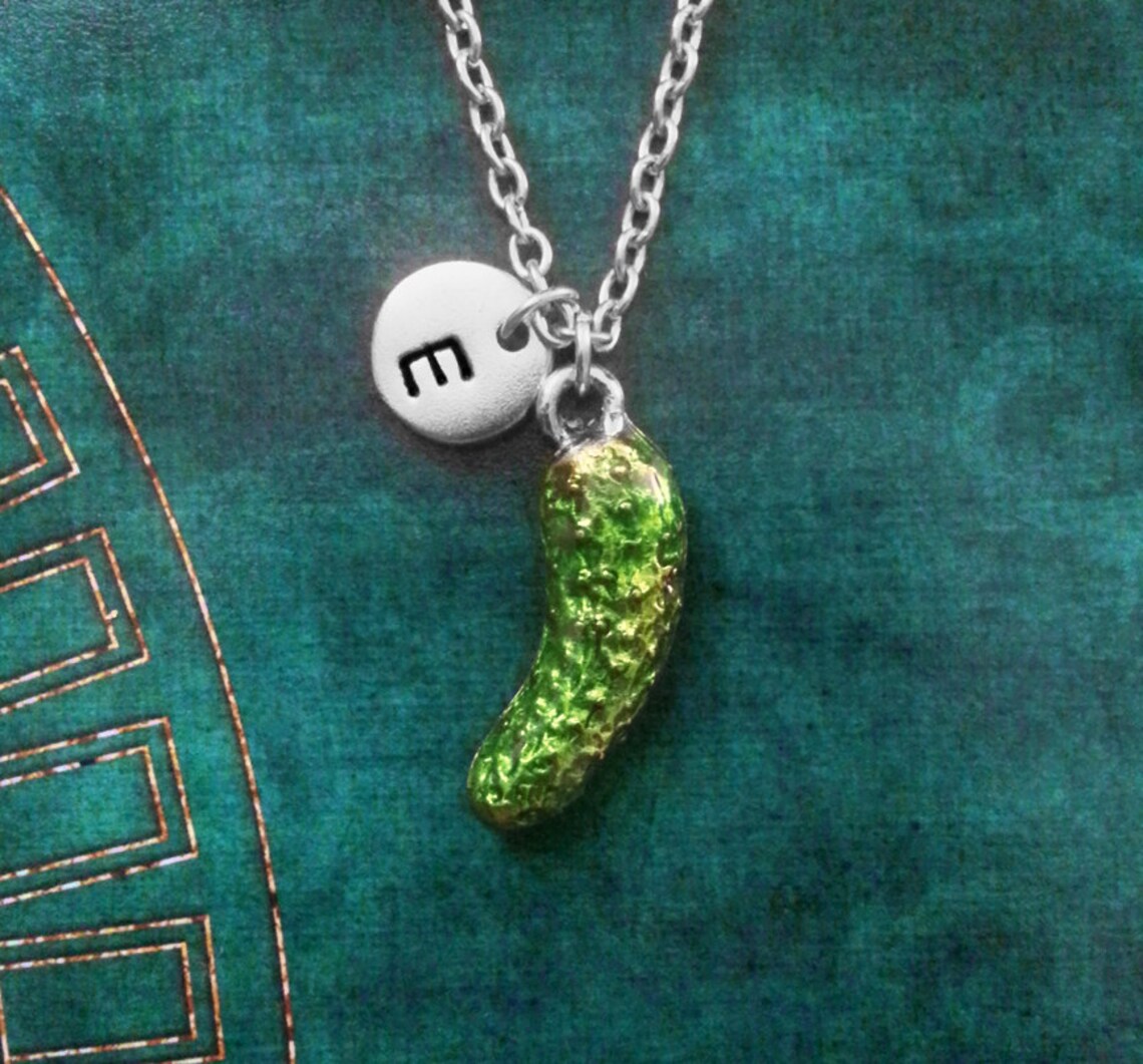 Pickle Keychain VERY SMALL Pickle Keyring Green Pickle Charm - Etsy