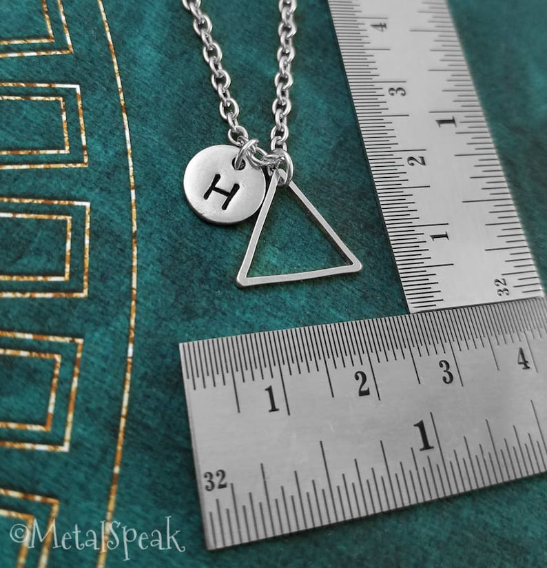 Triangle Keychain VERY SMALL Triangle Keyring Geometric - Etsy