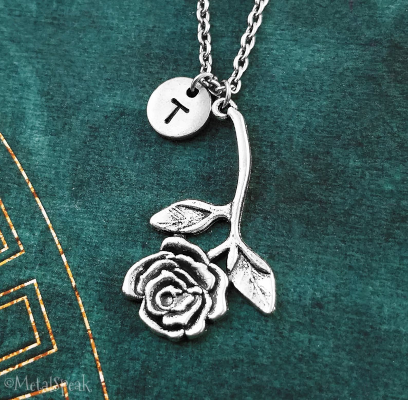 Rose Keychain SMALL Rose Charm Keychain Rose Keyring | Etsy