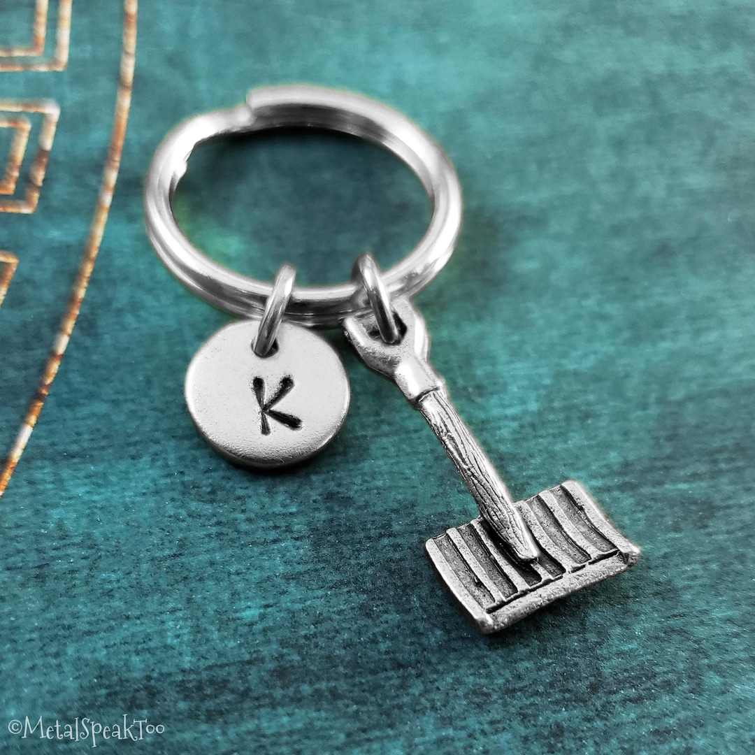 Shovel Keychain VERY SMALL Snow Shovel Keyring Christmas Keychain ...