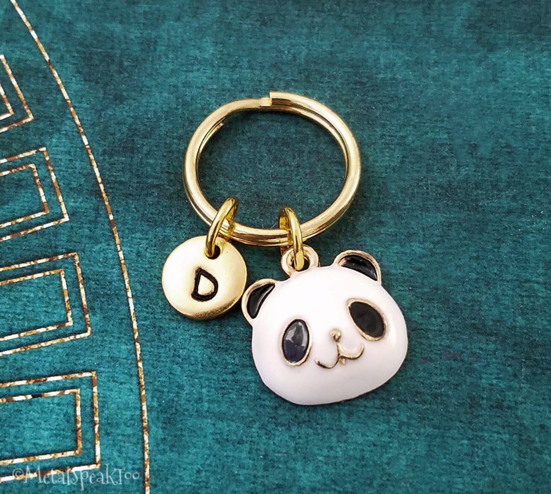 Panda Keychain SMALL Panda Bear Keychain Panda Keyring Teenage Girl ...