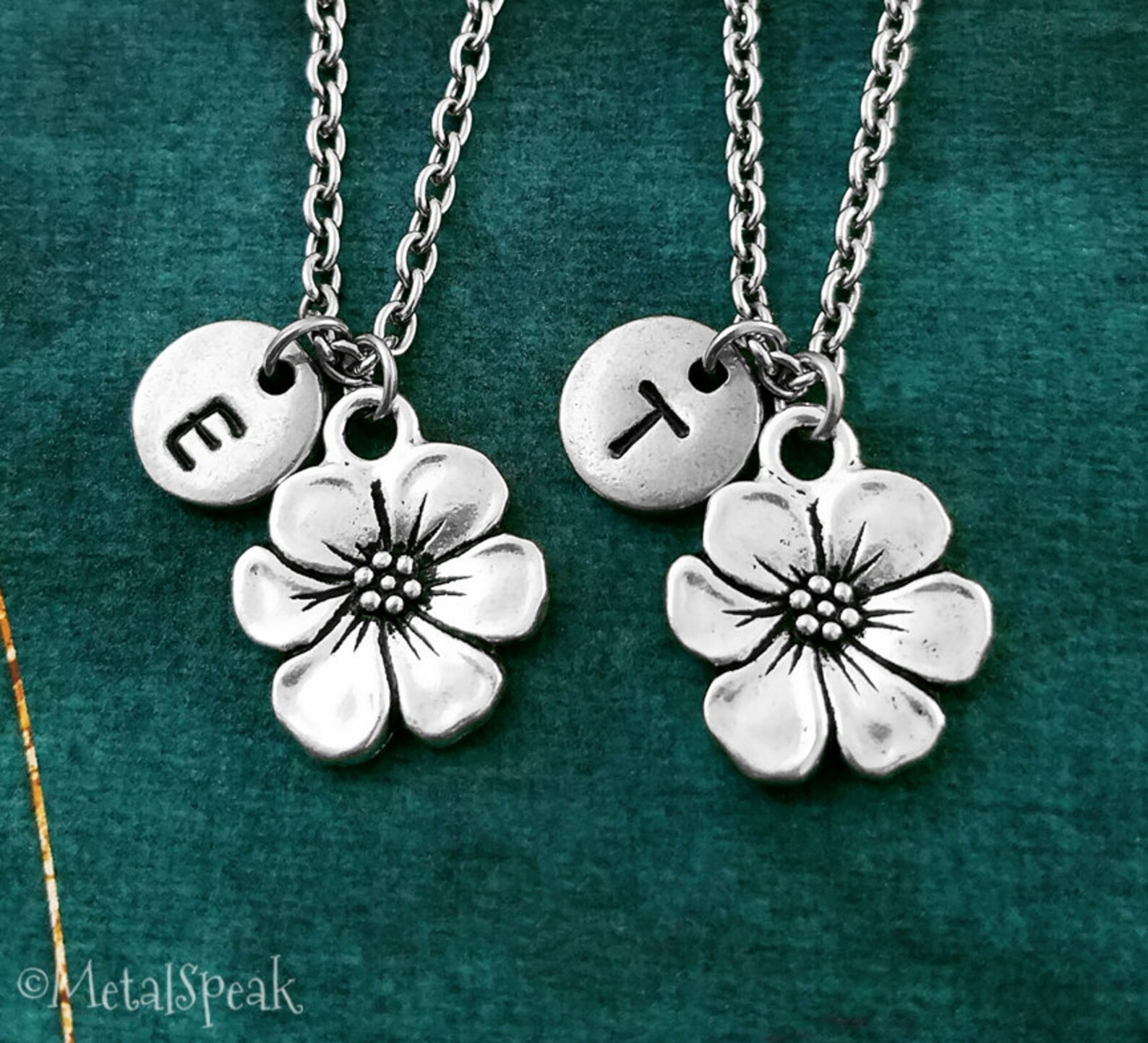 Flower Keychain SET of 2 SMALL Flower Keyrings Bridesmaid - Etsy