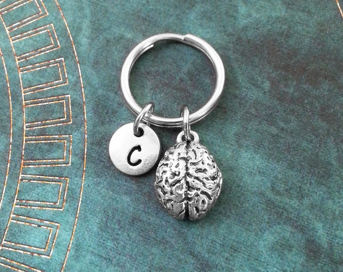 Brain Keychain, Human Brain Keyring, Neurosurgeon Key Chain, Gift for ...