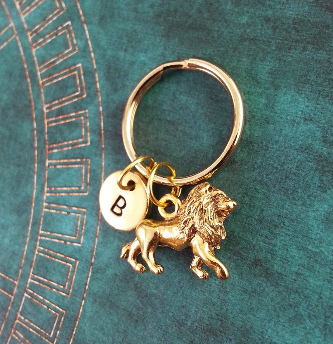 Lion Keychain SMALL Animal Keyring Custom Keyring Personalized - Etsy UK