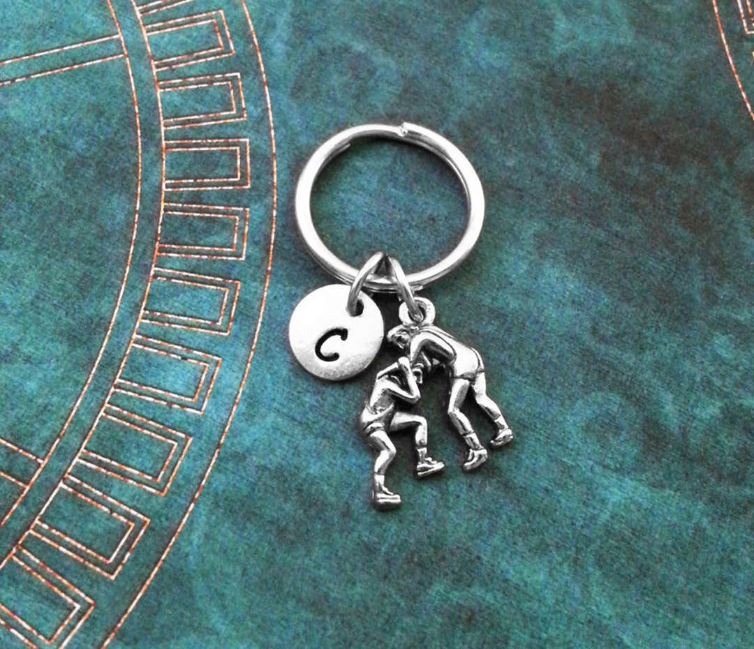 Wrestling Keychain, SMALL Wrestler Keychain, Wrestling Keyring ...
