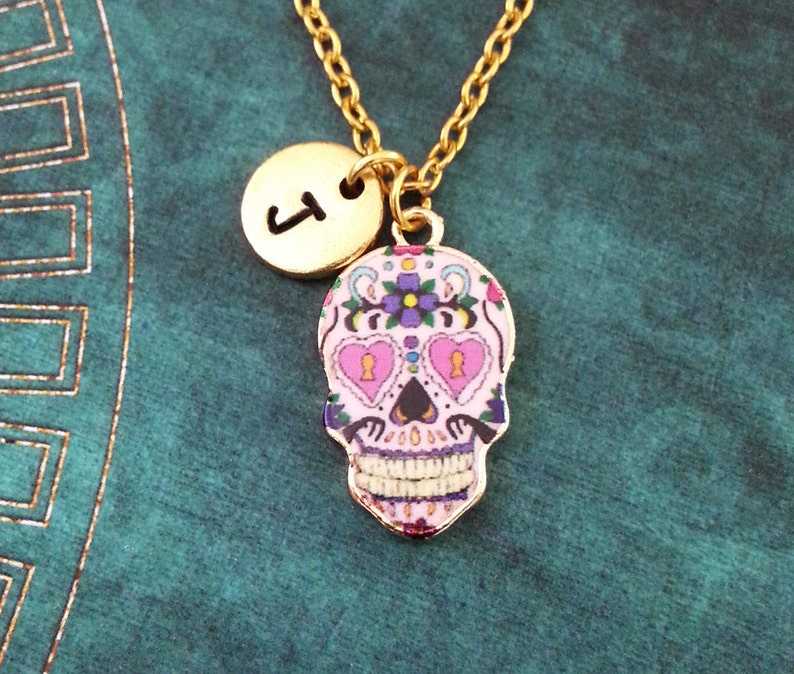 Sugar Skull Keychain SMALL Day of the Dead Keychain - Etsy