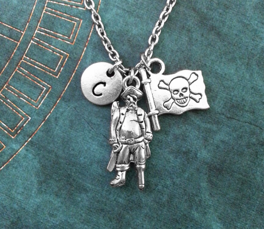 Pirate Keychain SMALL Pirate Flag Keyring Personalized | Etsy