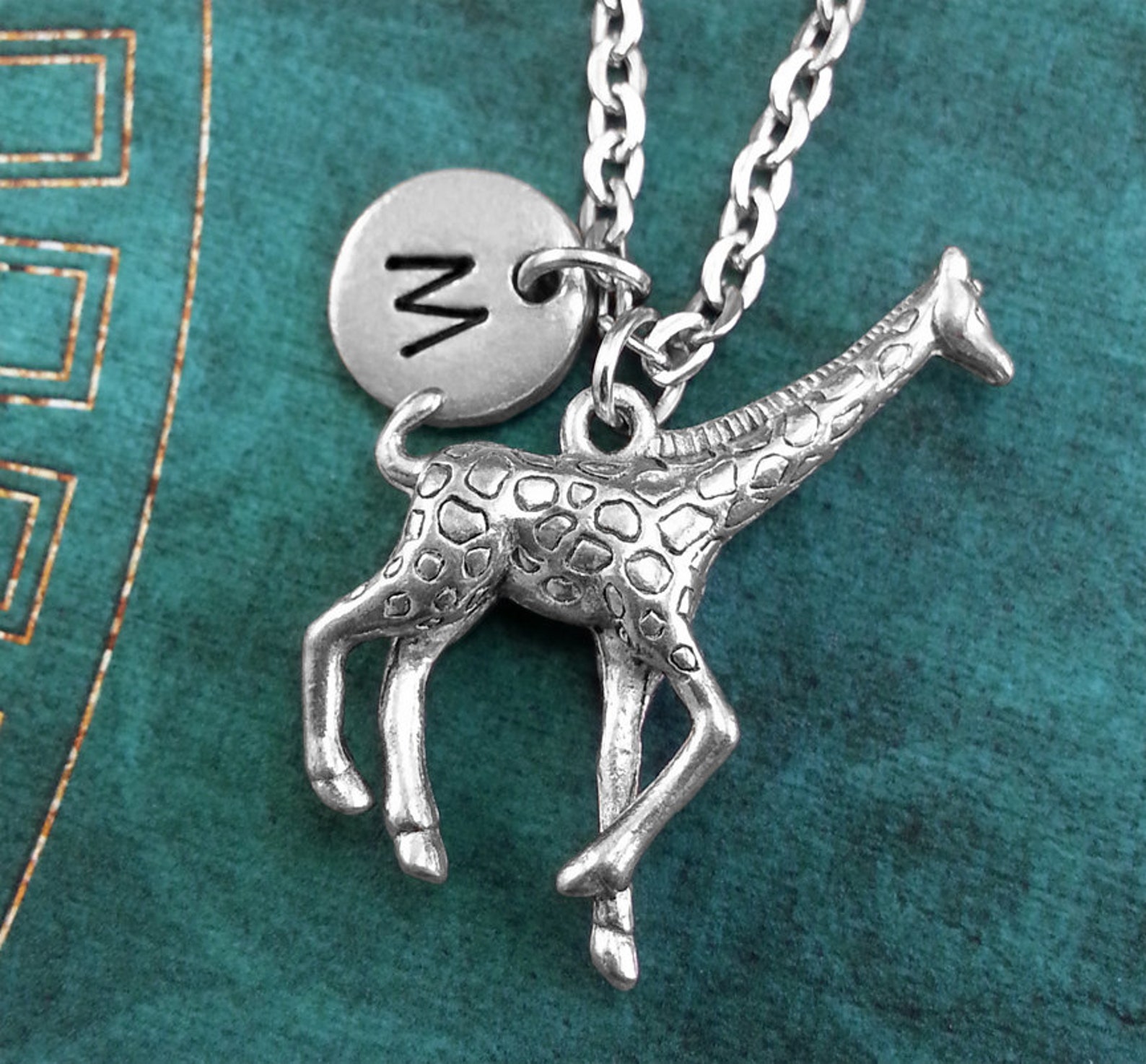 Giraffe Keychain SMALL Giraffe Keyring Personalized Keychain - Etsy