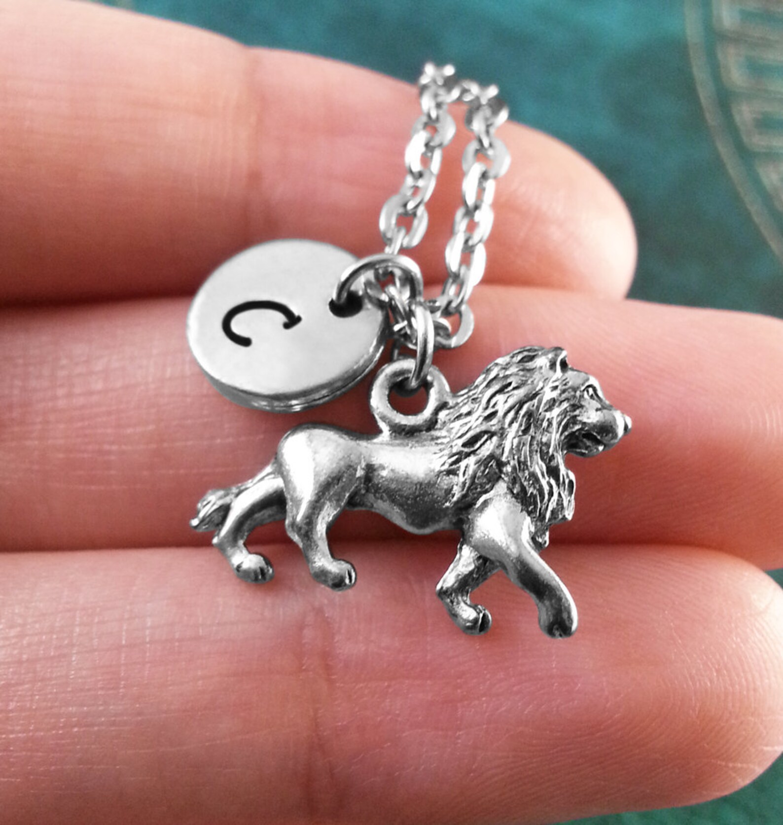 Lion Keychain SMALL Keyring Animal Key Ring Personalized | Etsy