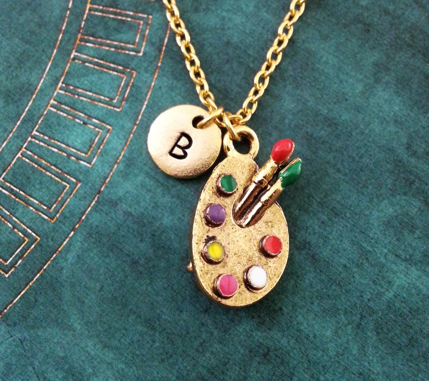 Paint Palette Keychain SMALL Paint Keychain Personalized | Etsy