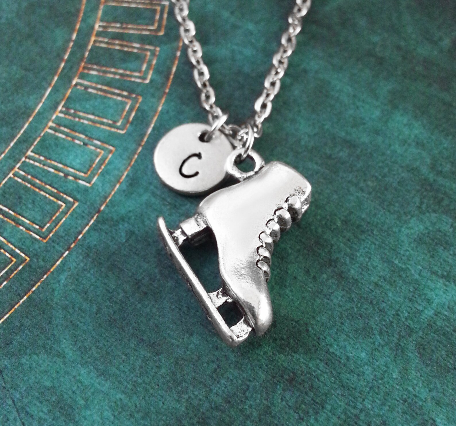 Ice Skate Keychain Personalized Keychain Ice Skate Keyring - Etsy