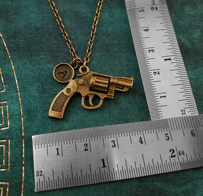 Revolver Keychain SMALL Gun Keychain Gun Rights Dad Keychain Boyfriend ...