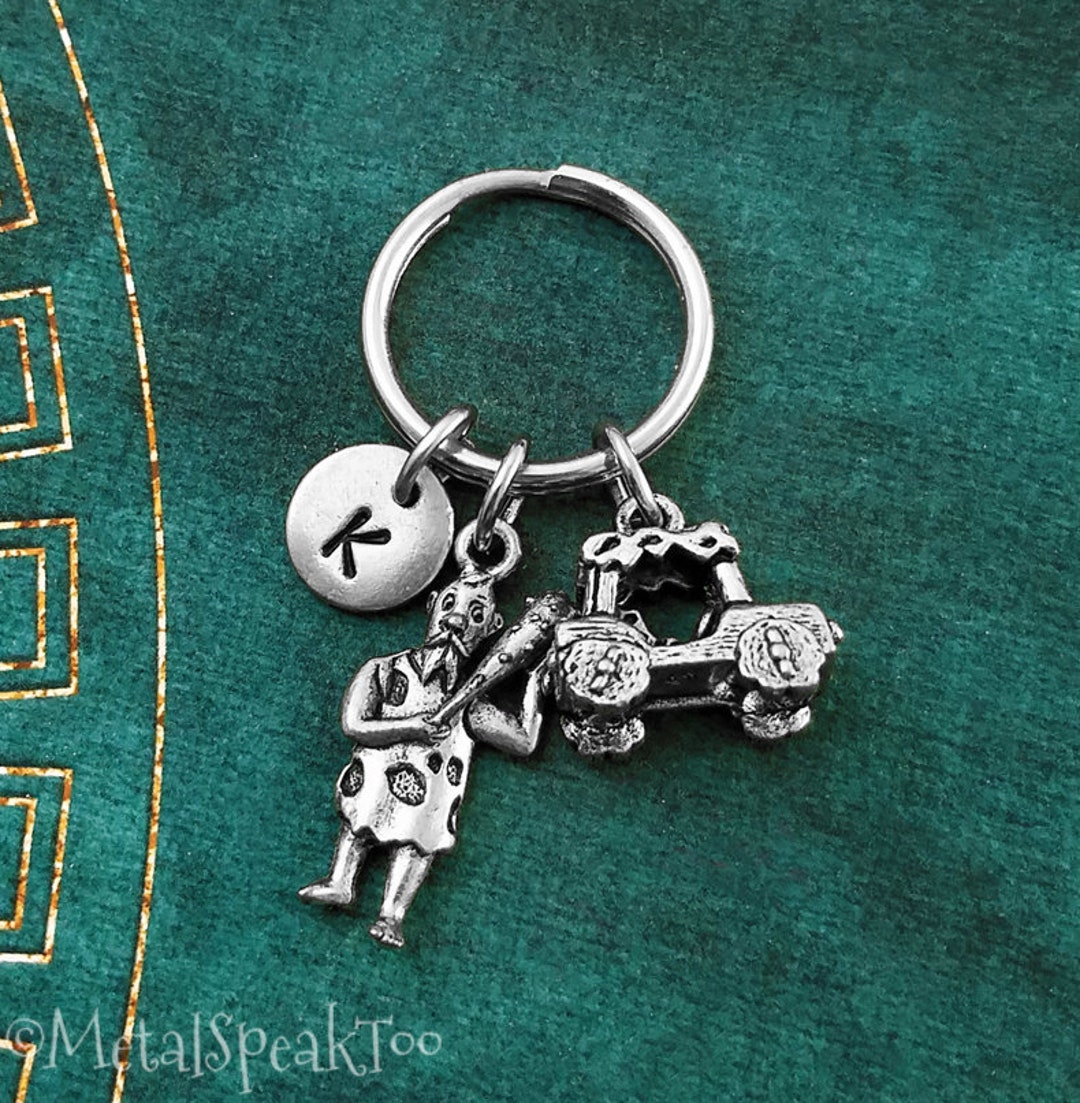 Caveman Keychain VERY SMALL Cave Man Keychain Husband Keychain Car ...
