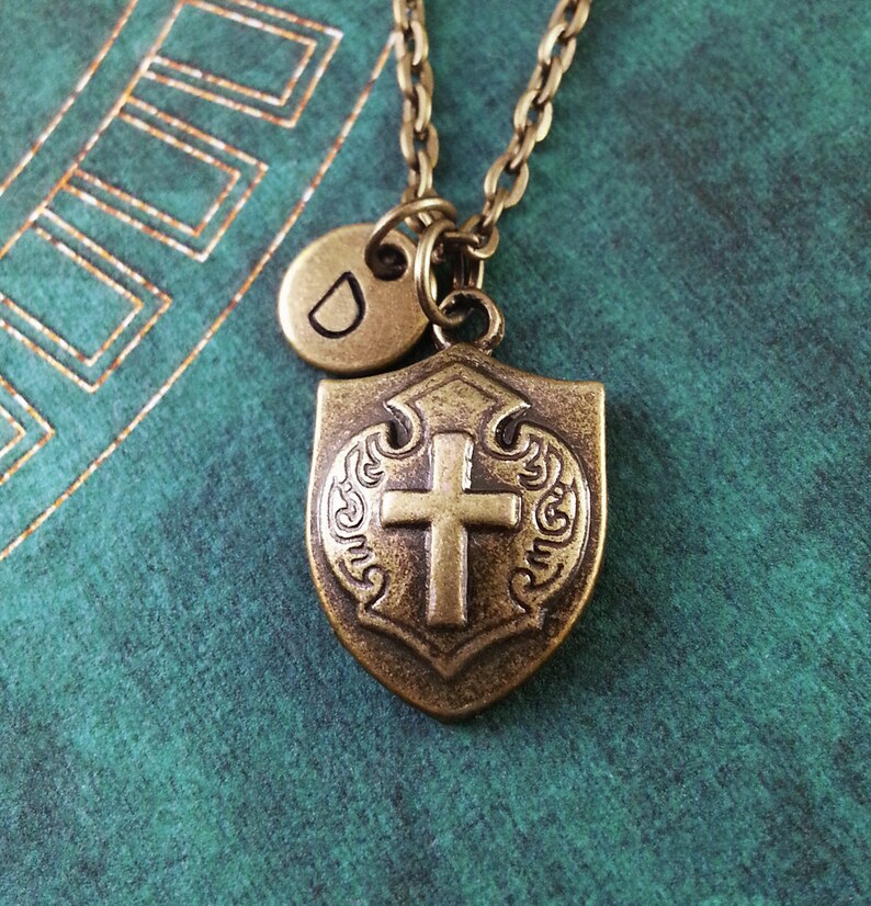 Shield Key Ring Cross Keyring Medieval Keychain Personalized - Etsy