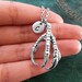 Talon Keychain Dragon Claw Keychain Personalized Keychain Claw Keyring ...
