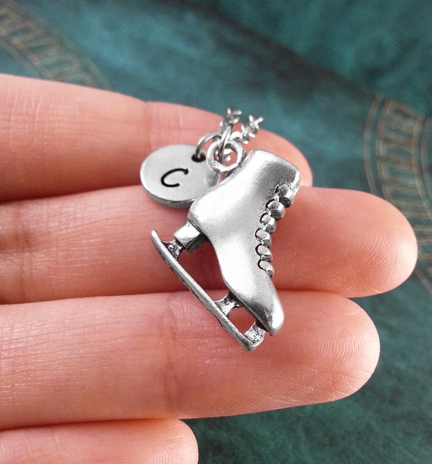 Ice Skate Keychain Personalized Keychain Ice Skate Keyring - Etsy