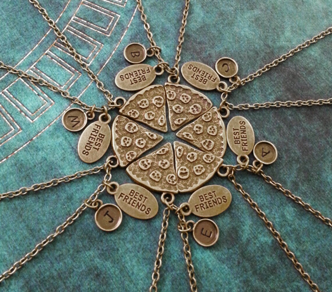 Friendship Pizza Keychains Pizza Slice Keyrings Best Friends - Etsy