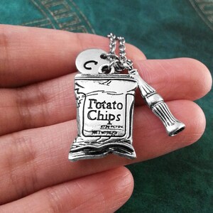 Potato Chips Keychain SMALL Bag of Potato Chips Keyring Personalized ...