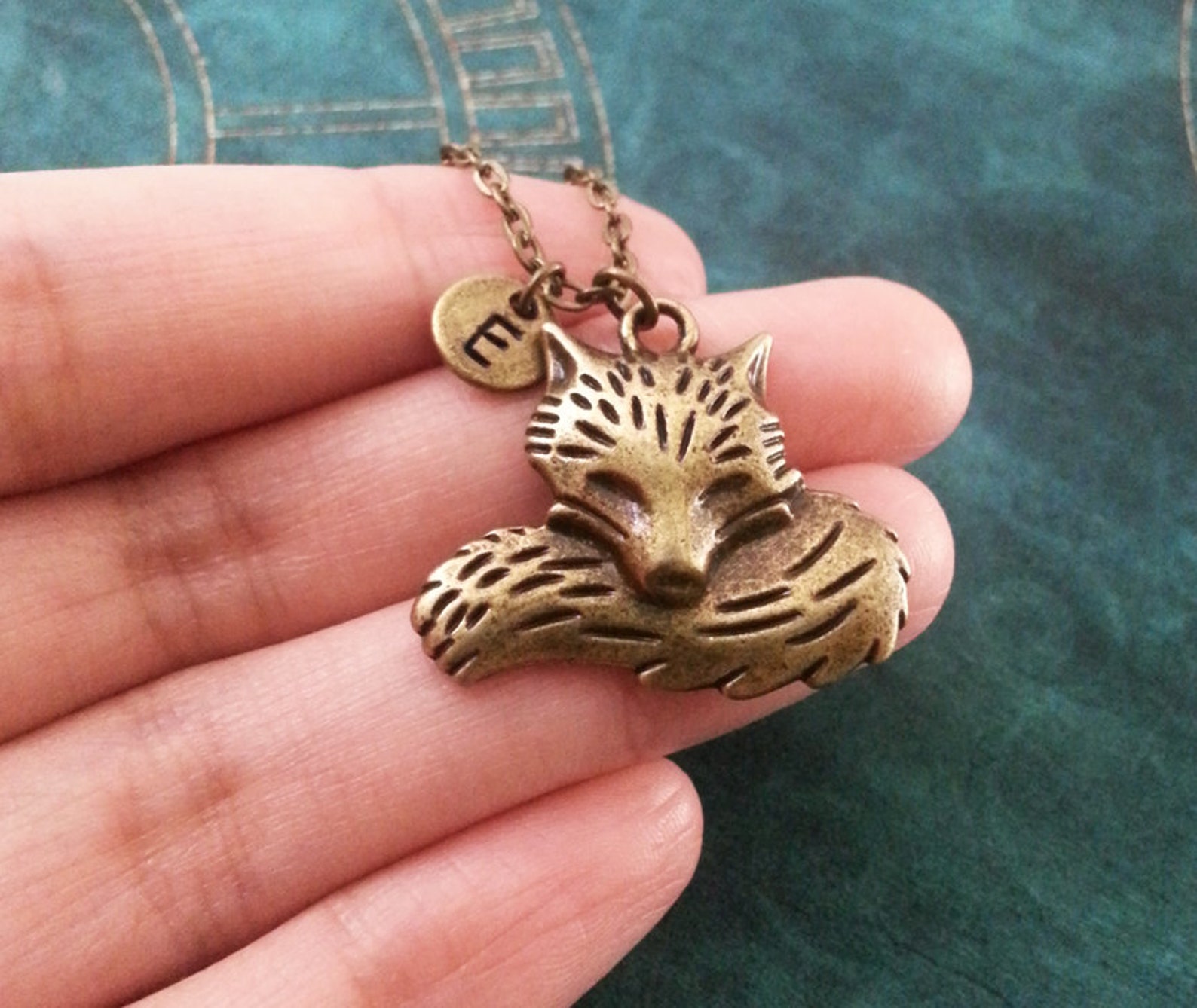 Fox Keychain Bronze Fox Keyring Personalized Keychain Animal Keychain ...