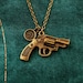 Revolver Keychain SMALL Gun Keychain Gun Rights Dad Keychain Boyfriend ...