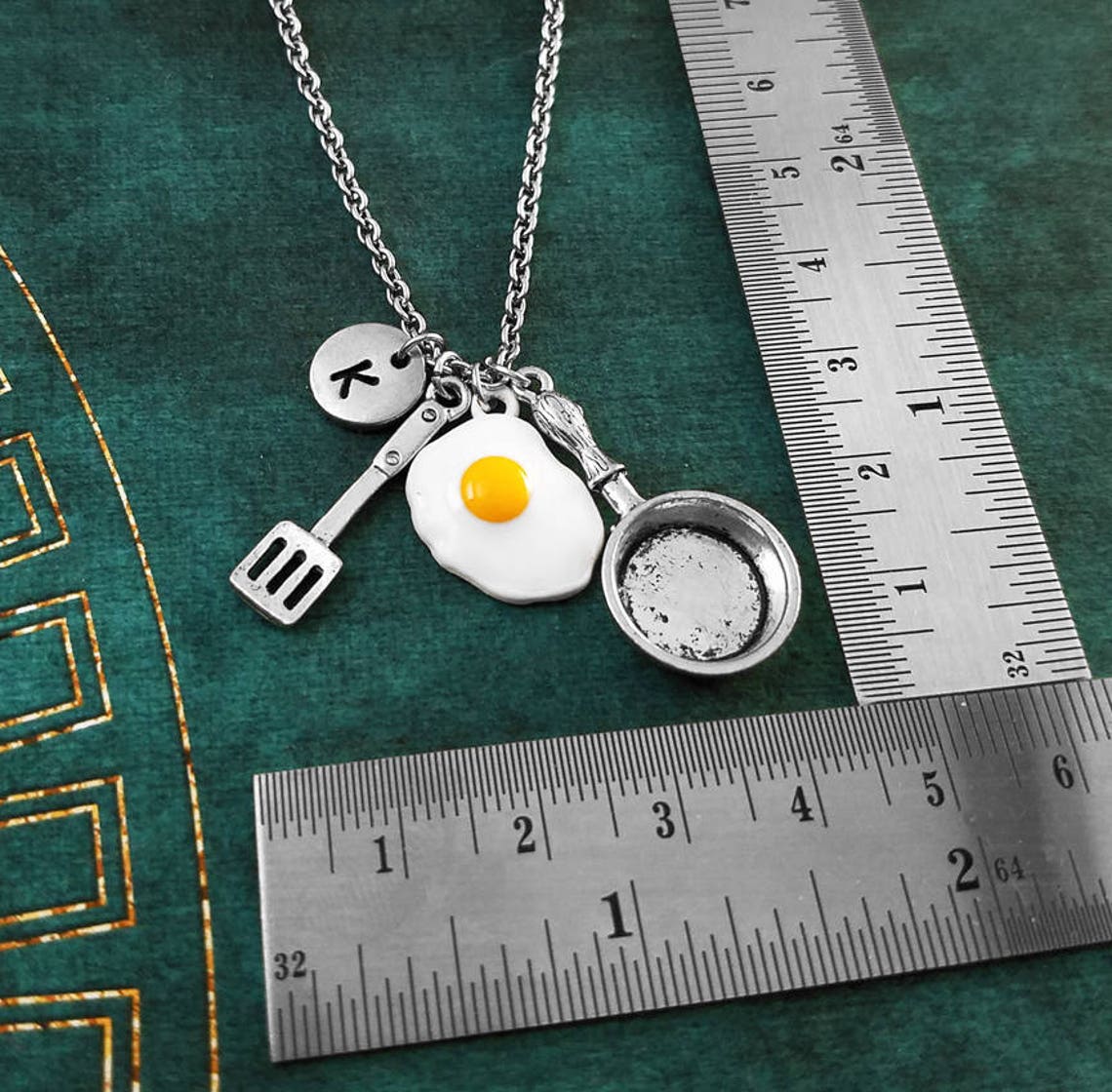 Egg Keychain VERY SMALL Fried Egg Keyring Sunny Side up Egg Charm ...