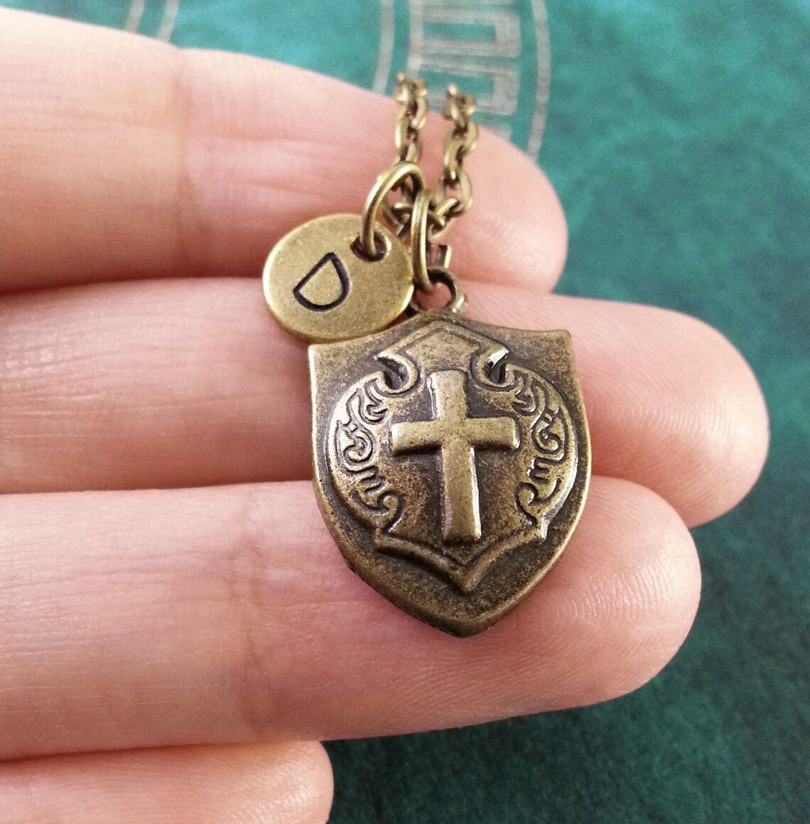 Shield Key Ring, Cross Keyring Medieval Keychain Personalized Keychain ...