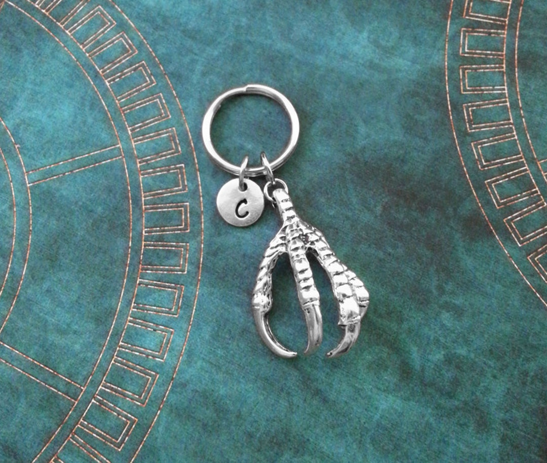 Talon Keychain Dragon Claw Keychain Personalized Keychain Claw Keyring ...
