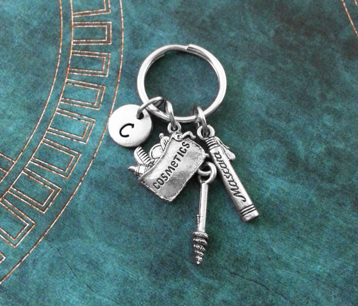 Cosmetics Bag Keychain VERY SMALL Cosmetics Keychain - Etsy