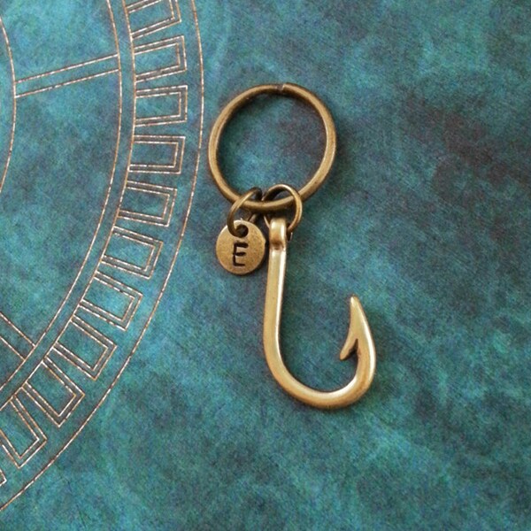 Fishhook Keychain - Etsy
