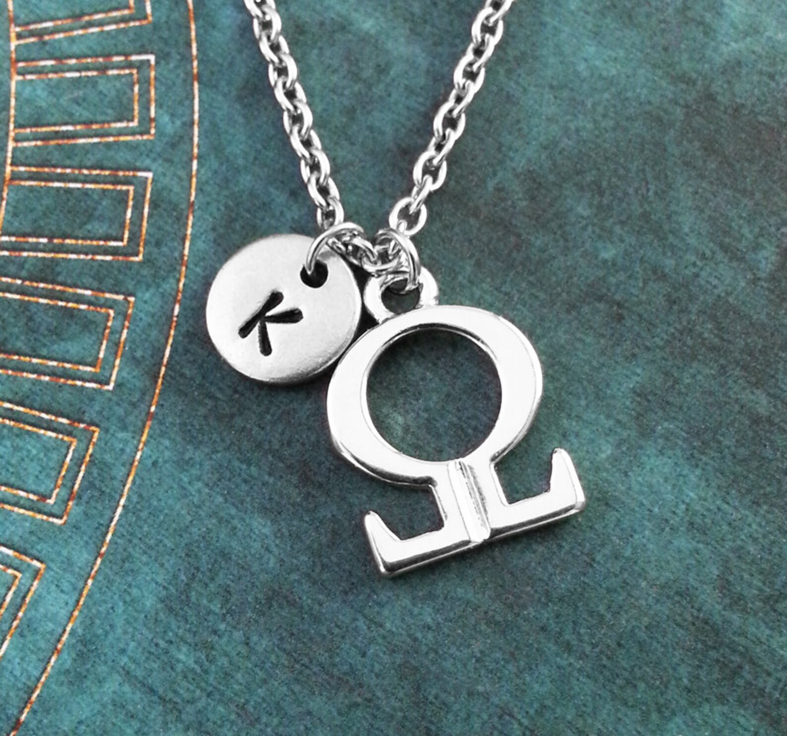 Omega Keychain SMALL Greek Letter Keychain Greek Alphabet - Etsy