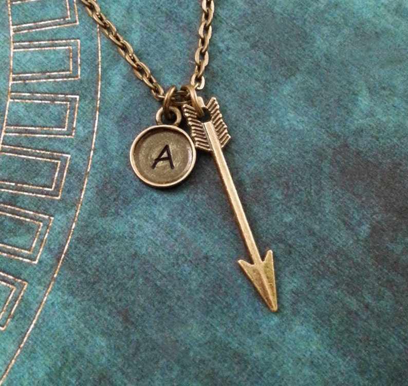 Arrow Keychain SMALL Bronze Arrow Keyring Bohemian Keychain - Etsy
