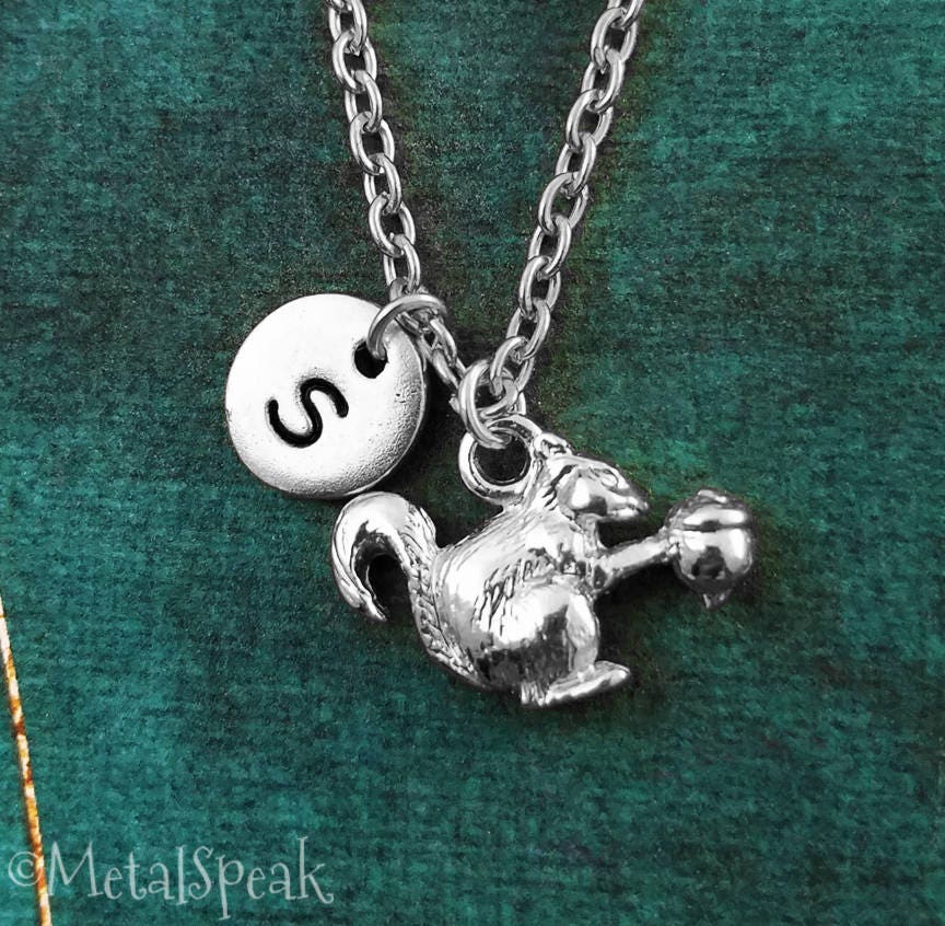 Squirrel Keychain VERY SMALL Squirrel Keyring Acorn Keychain | Etsy