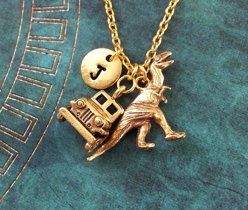 Dinosaur Keychain SMALL T-rex Keychain Personalized Keychain Gold ...
