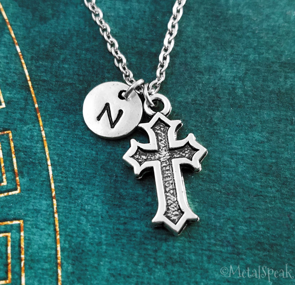 Cross Keychain VERY SMALL Cross Keyring Christian Keychain Cross Charm ...