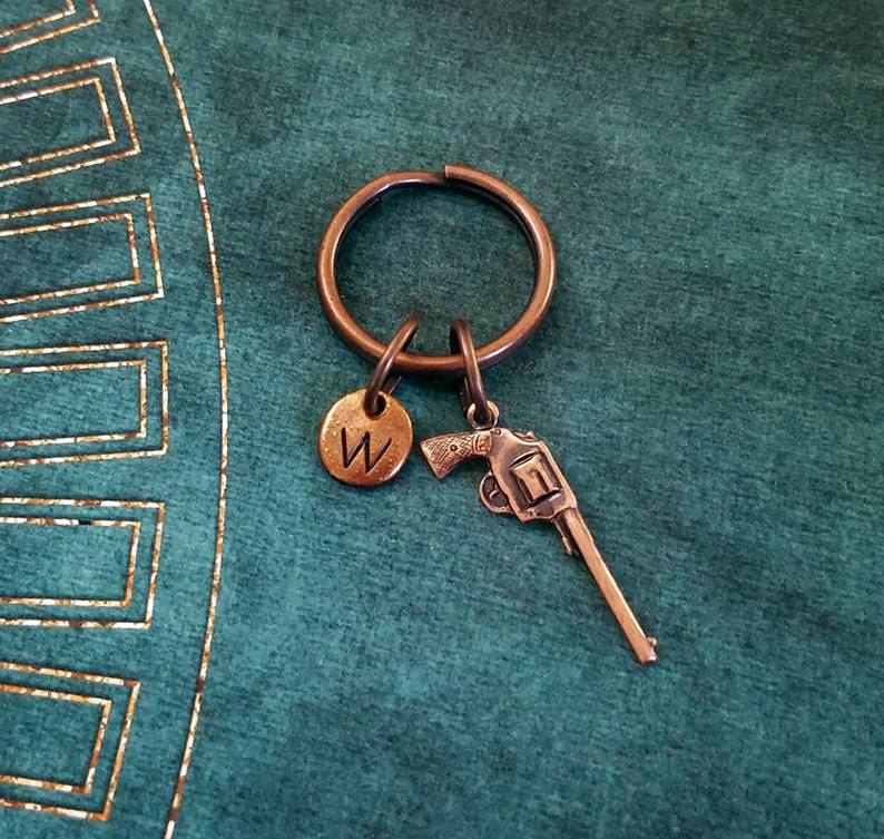 Revolver Keychain VERY SMALL Revolver Keyring Cowboy Gun - Etsy UK