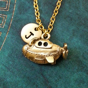 Submarine Keychain SMALL Submarine Keyring Gold Submarine Charm ...