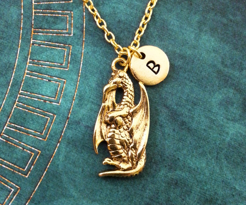 Dragon Keychain VERY SMALL Gold Dragon Keyring Personalized - Etsy