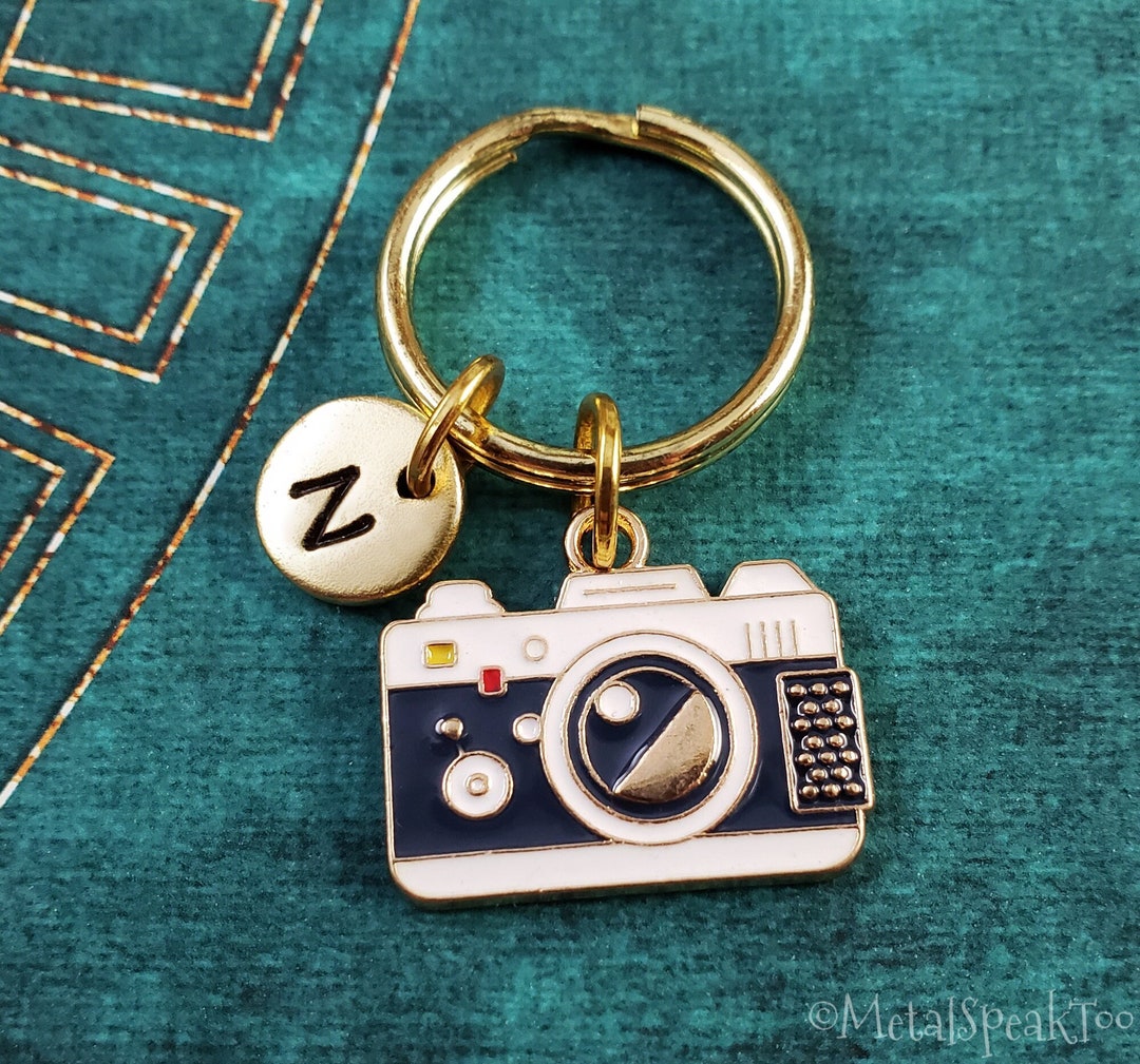 Camera Keychain SMALL Camera Keyring Charm Keychain Photography Pendant ...