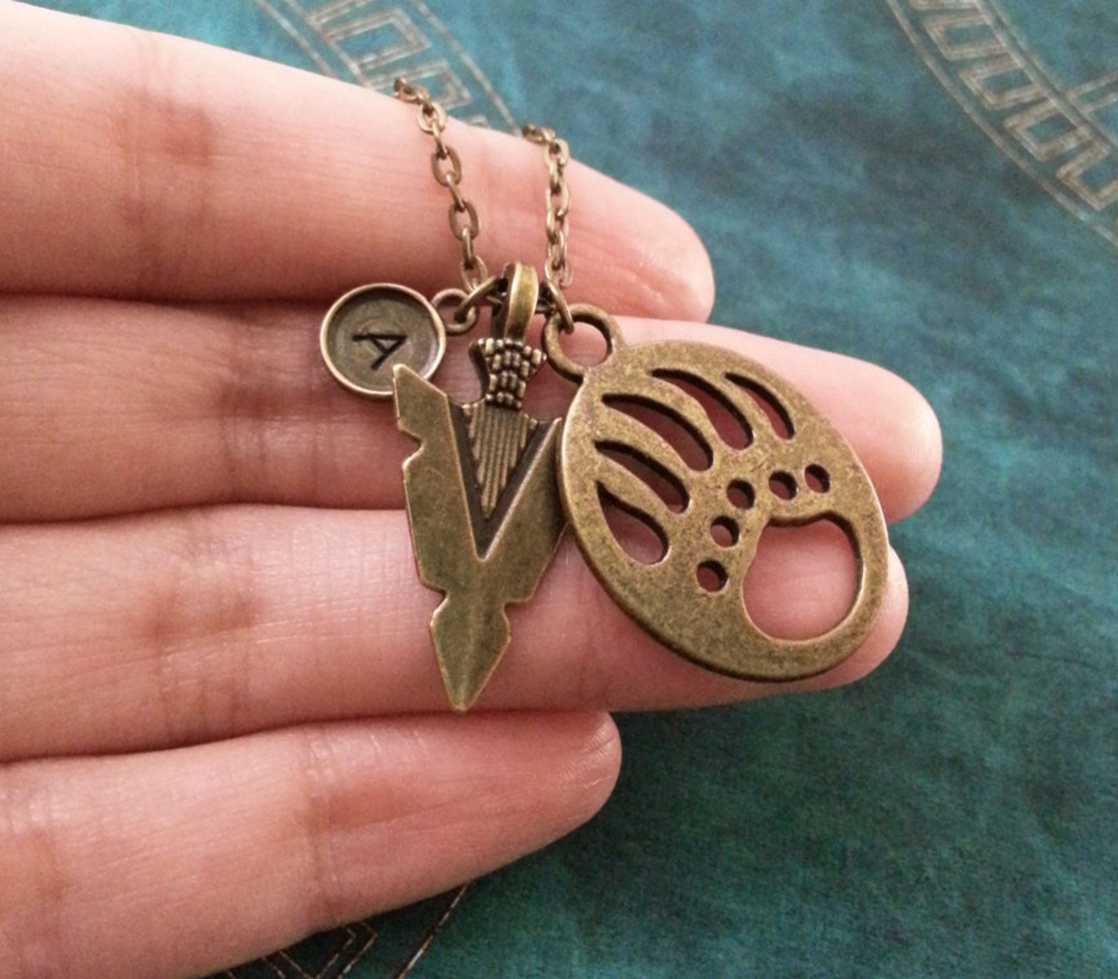 Bear Claw Keychain SMALL Bronze Paw Print Keychain | Etsy