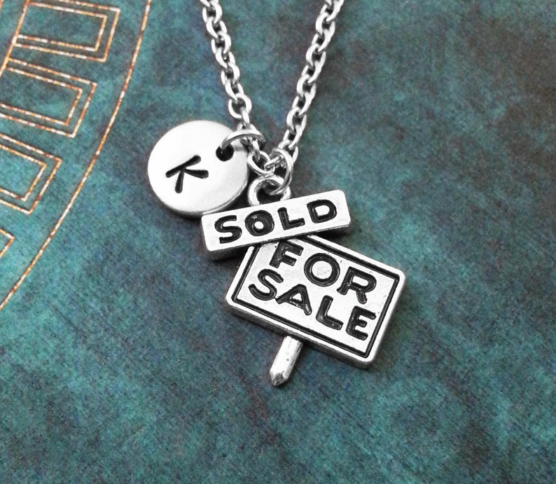 For Sale Keychain VERY SMALL Silver for Sale Sign Keyring Sold House ...