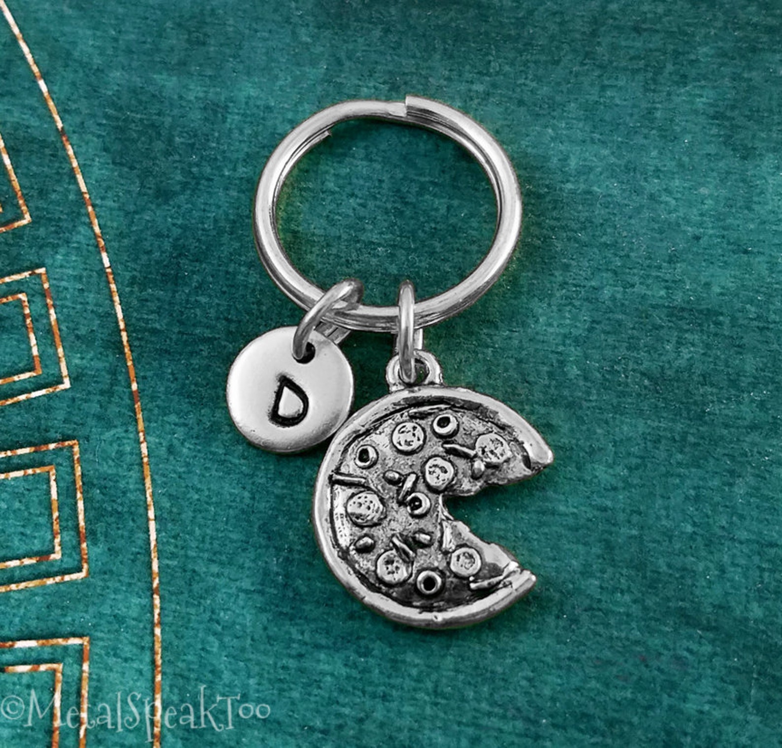 Pizza Keychain VERY SMALL Pepperoni Pizza Keyring Supreme | Etsy