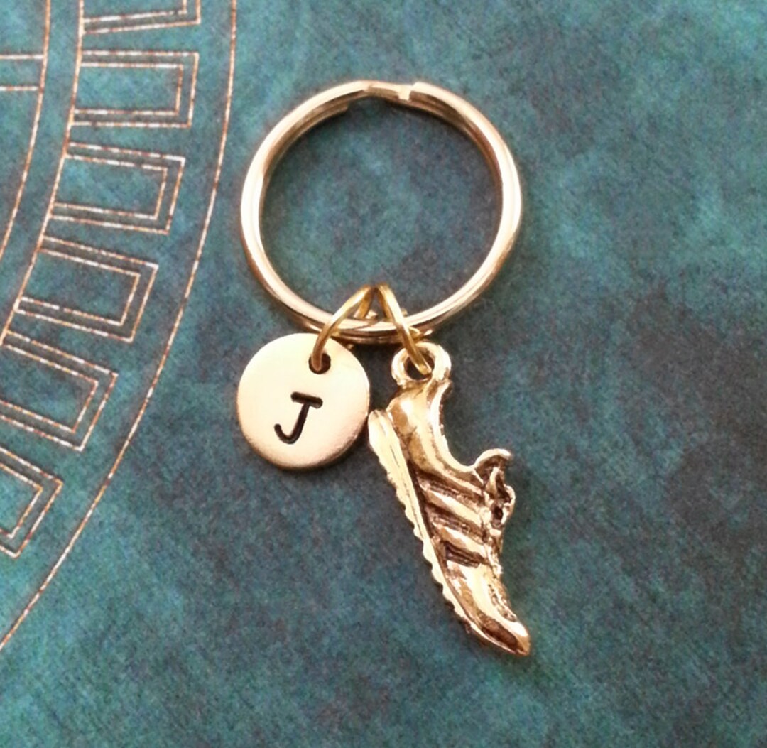 Tennis Shoe Keychain SMALL Sports Shoe Keyring Tennis Shoes Charm ...