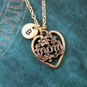 Mom Keychain, Personalized Key Ring, Mom Heart Keychain, Mother's Day ...