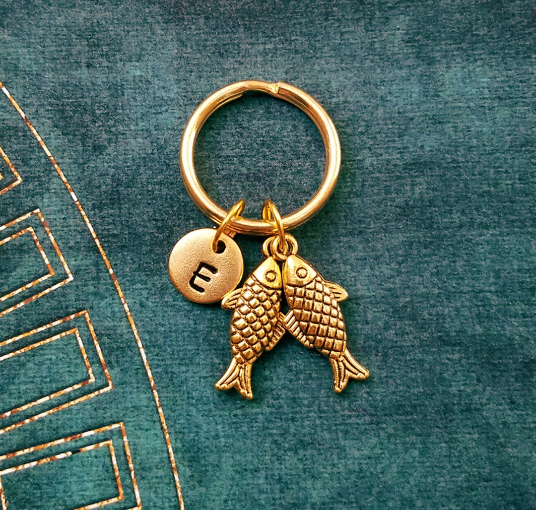 Fish Keychain VERY SMALL Fish Keyring Fishing Keychain Father's Day ...