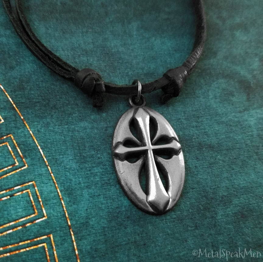 Cross Keychain VERY SMALL Black Cross Keyring Charm Christian Keychain ...