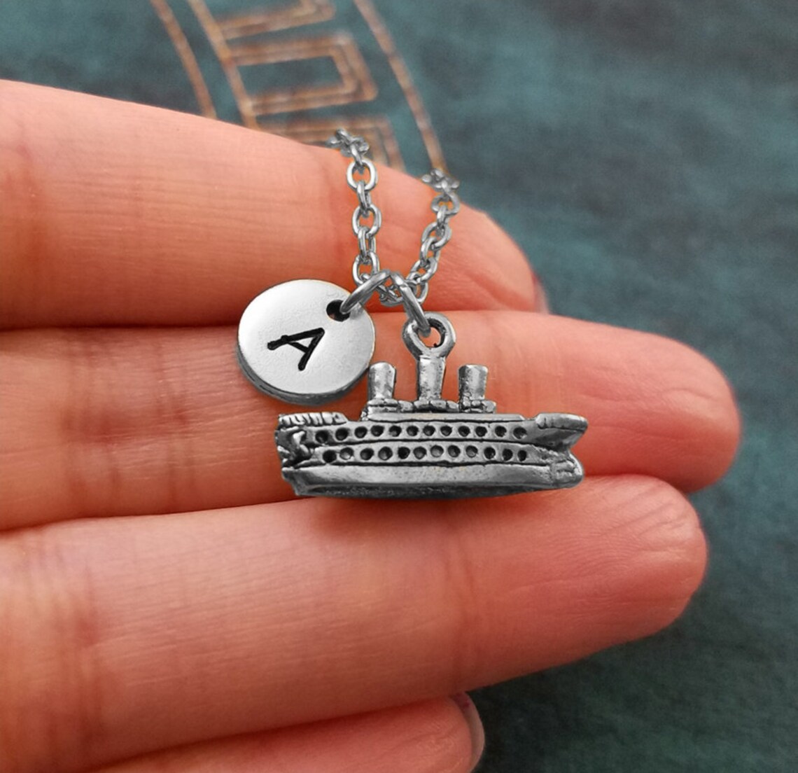 Ship Keychain VERY SMALL Cruise Ship Charm Keychain Ship | Etsy