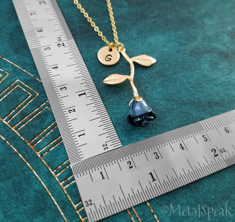 Blue Rose Keychain SMALL Rose Charm Keychain Keyring Girlfriend ...